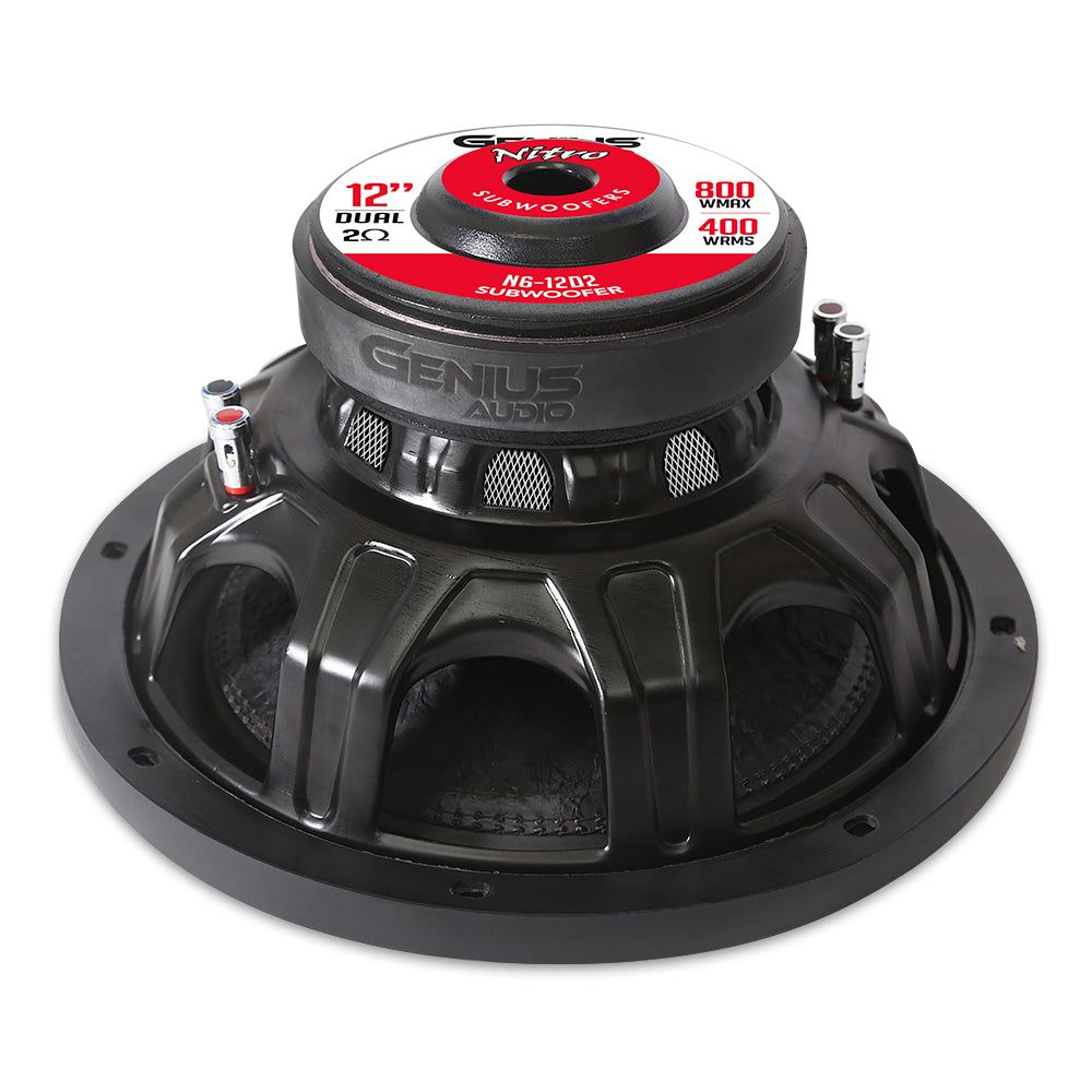 Bocina Genius Audio Subwoofer 12" Nitro N6-12D2 400W RMS Doble Bobina ...