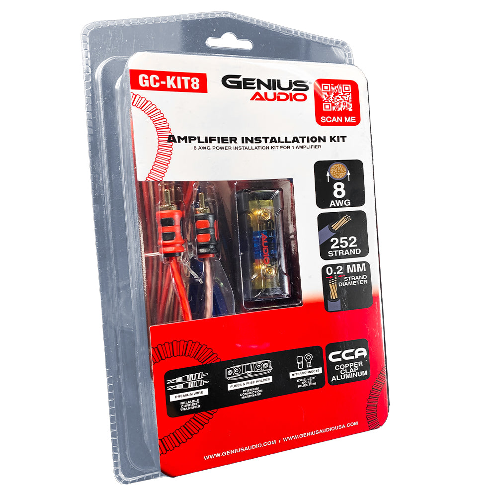 Kit Cables De Instalación Para Amplificador Calibre 8 Genius – Genius ...