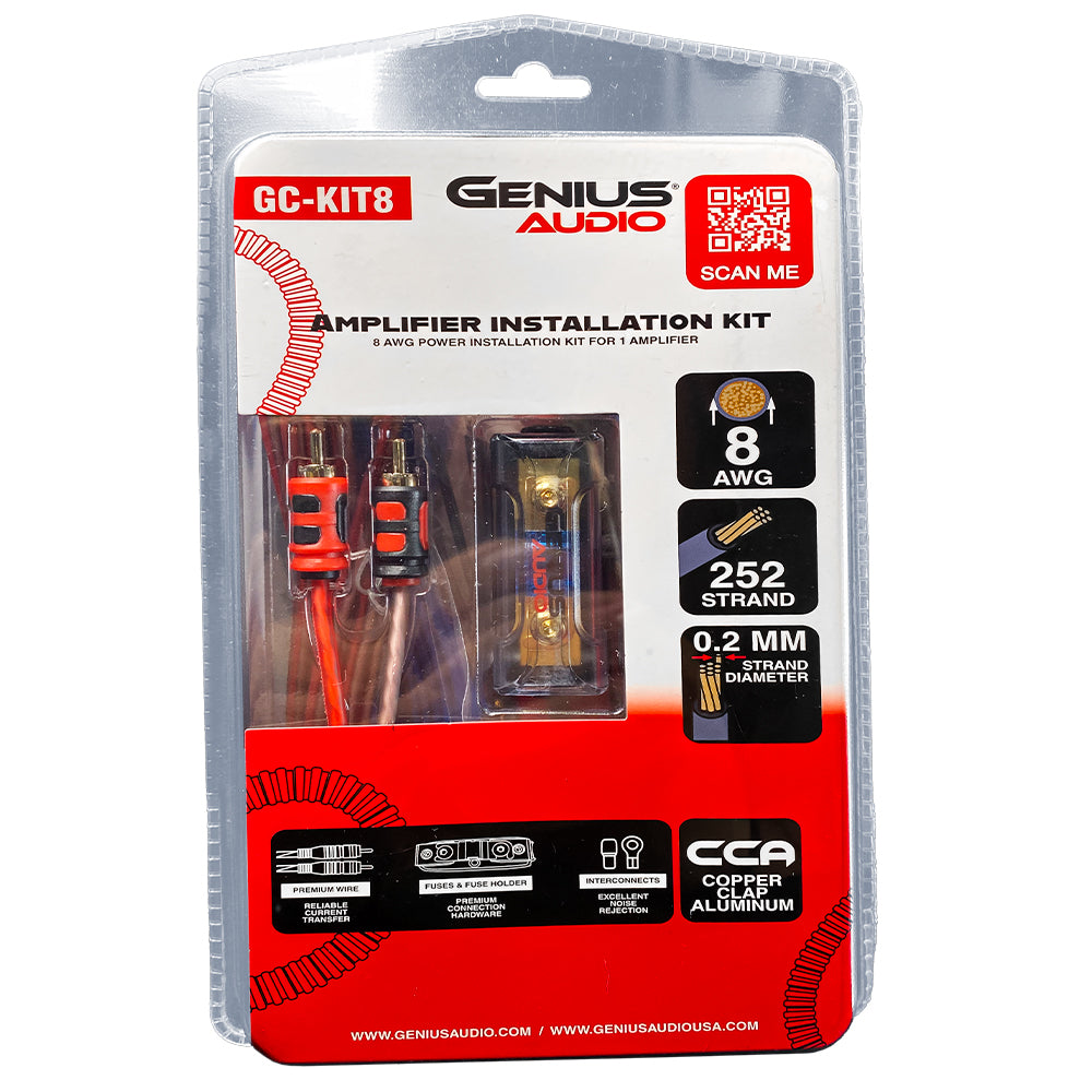 Kit Cables De Instalación Para Amplificador Calibre 8 Genius – Genius ...