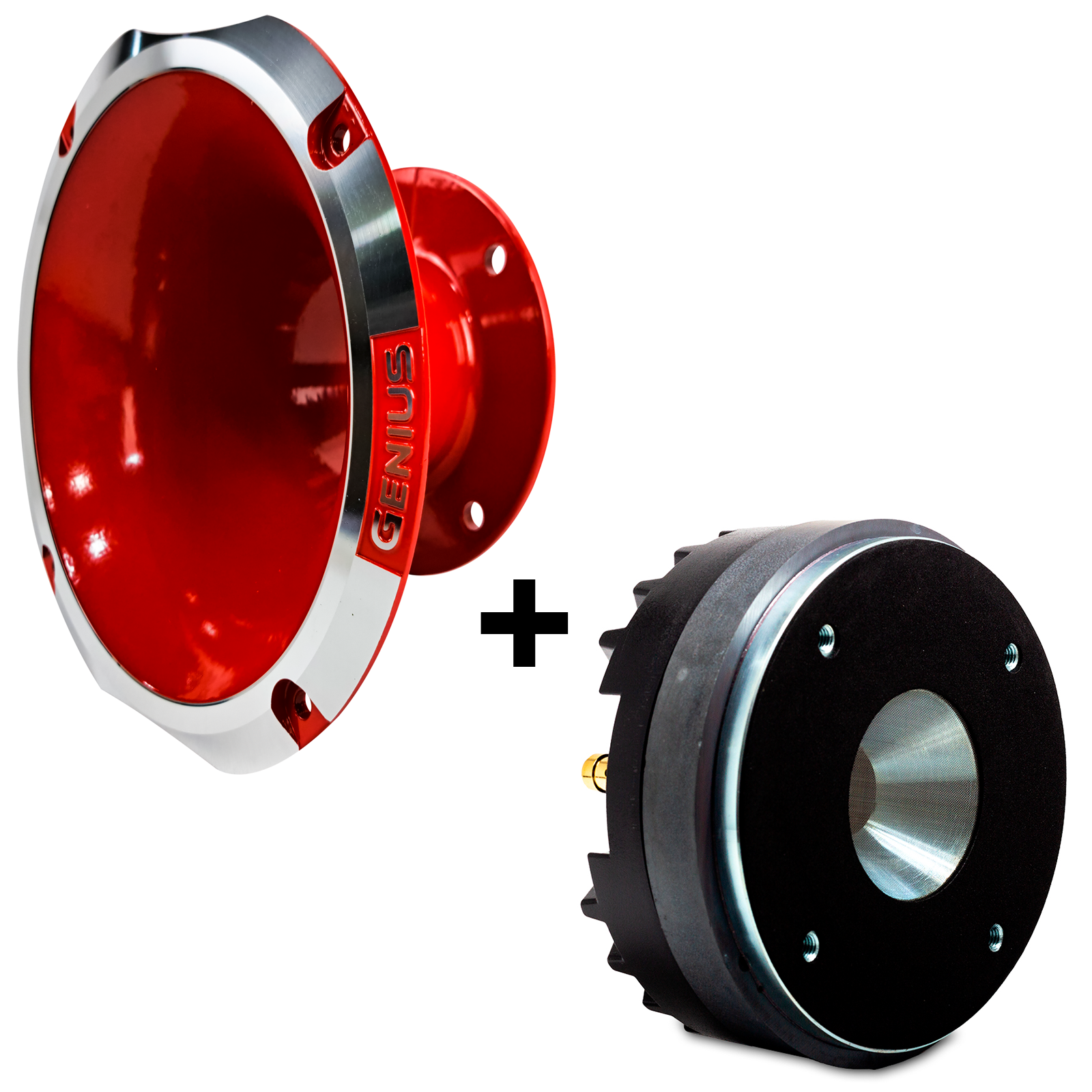 Driver De Compresion Agudo 60wrms +difusor De Aluminio Negro – Genius ...