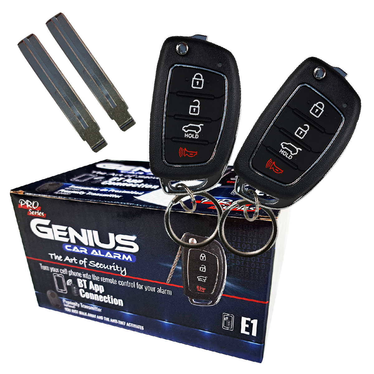 Alarma Automotriz Con Bluetooth Antirrobo Genius – Genius Audio México