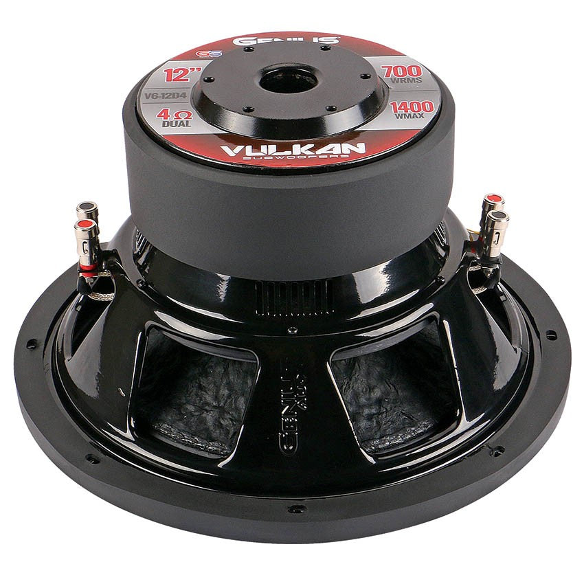 SUBWOOFER 12" SERIE VULKAN 1400 WMAX / 700 WRMS DOBLE BOBINA 4 OHM BOB ...