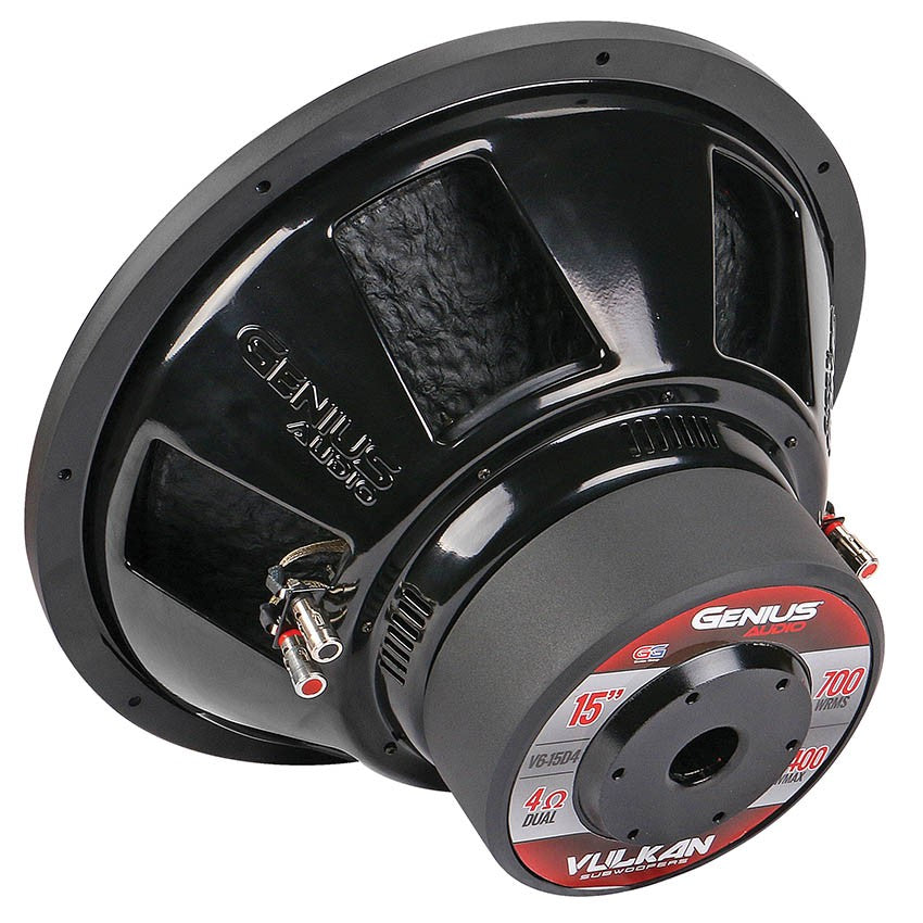 SUBWOOFER 15" SERIE VULKAN 1400 WMAX / 700 WRMS DOBLE BOBINA 4 OHM BOB ...