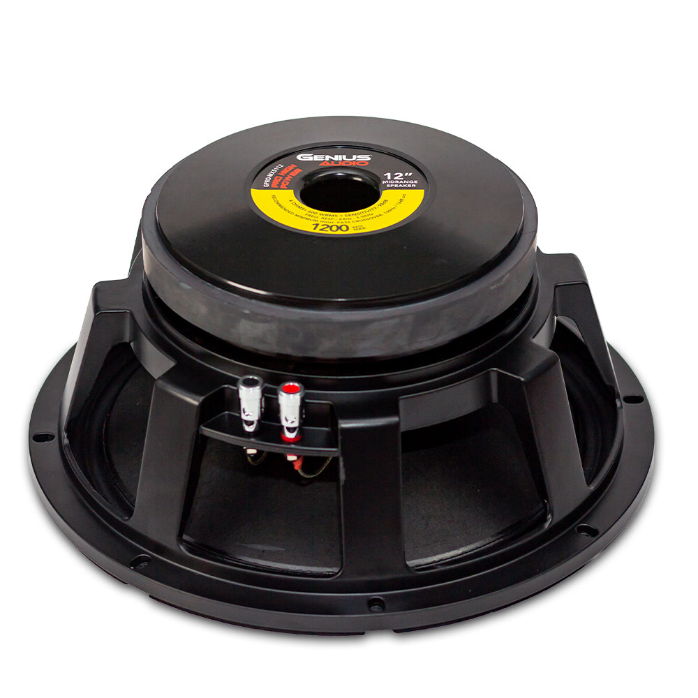 MEDIO RANGO 12" SERIE XTREME DE ALTO PODER 600WRMS / 1200WMAX SINGLE 4 – Genius Audio México