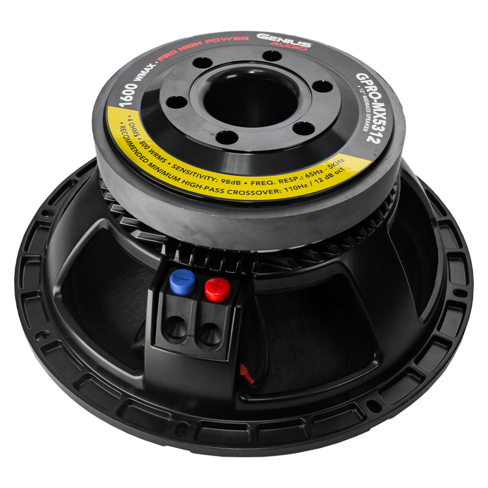 MEDIO BAJO 12" SERIE XTREME DE ALTO PODER 800WRMS / 1600WMAX SINGLE 4 ...